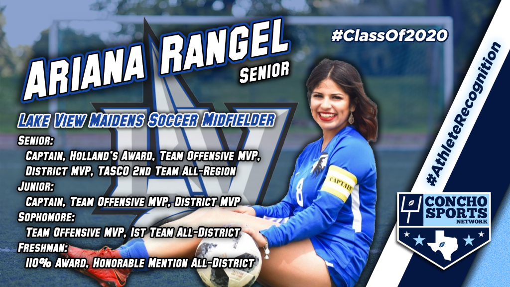#AthleteRecognition - San Angelo Lake View Maidens Soccer Midfielder ...