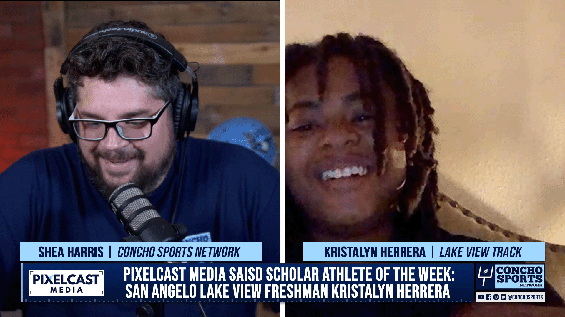 San Angelo Lake View sprinter Kristalyn Herrera - The Pixelcast Media ...